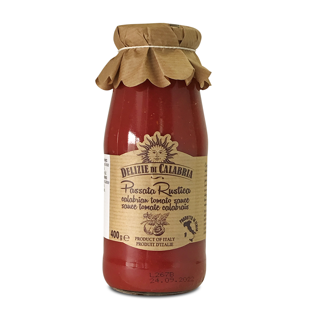 Passata Rustica Calabrese tomato sauce 400ml – Les Saveurs d'Europe